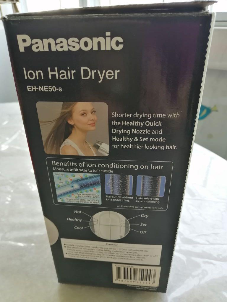 Panasonic Ion Hair Dryer, Beauty & Personal Care, Hair on Carousell
