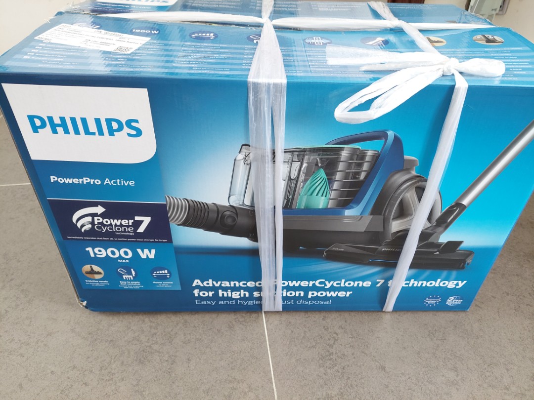 Philips Cyclone Power 7吸塵機 1900W, 家庭電器, 吸塵機 ＆ 家居清潔電器 - Carousell