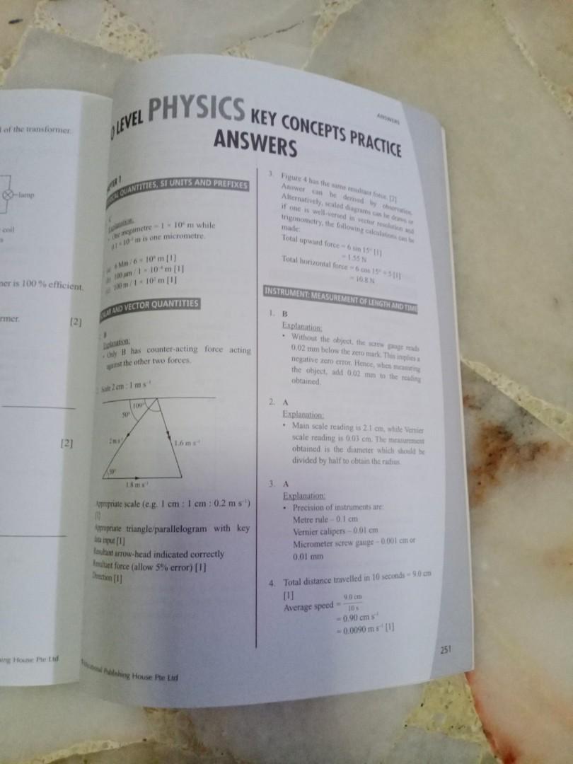 Physics key Concept practice O level, Hobbies & Toys, Books & Magazines ...