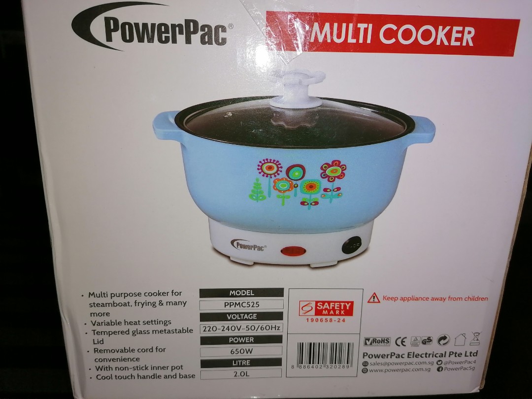 PowerPac Multicooker, TV & Home Appliances, Kitchen Appliances, Cookers ...