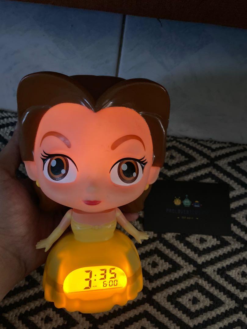 princess belle alarm clock on Carousell