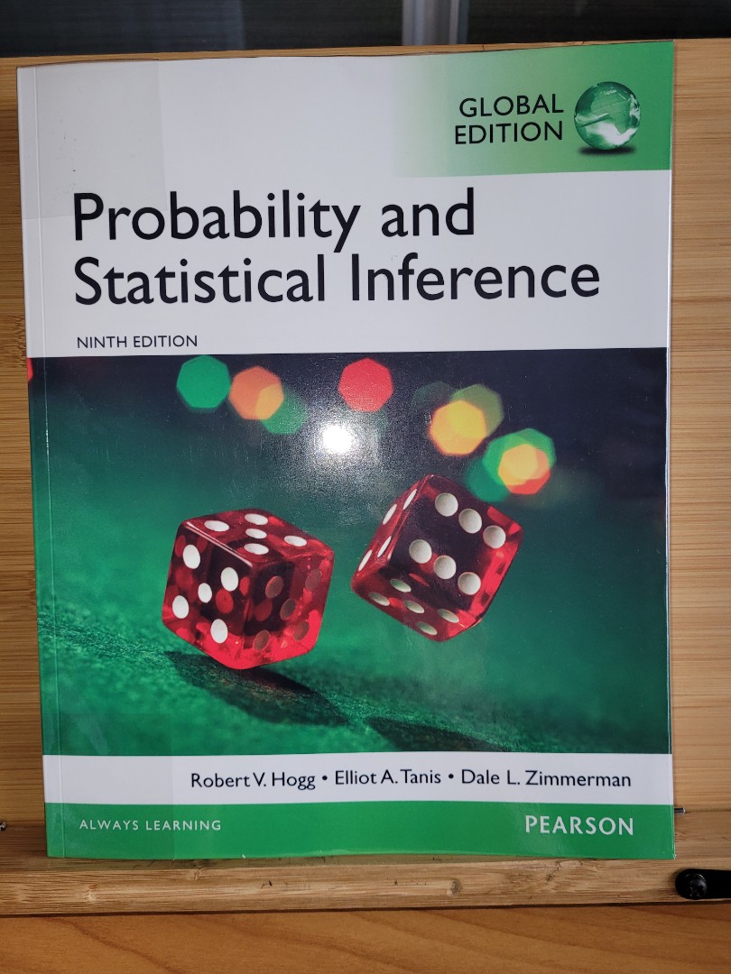 [BRAND NEW] Probability and Statistical Inference, 9th Edition, Hogg ...