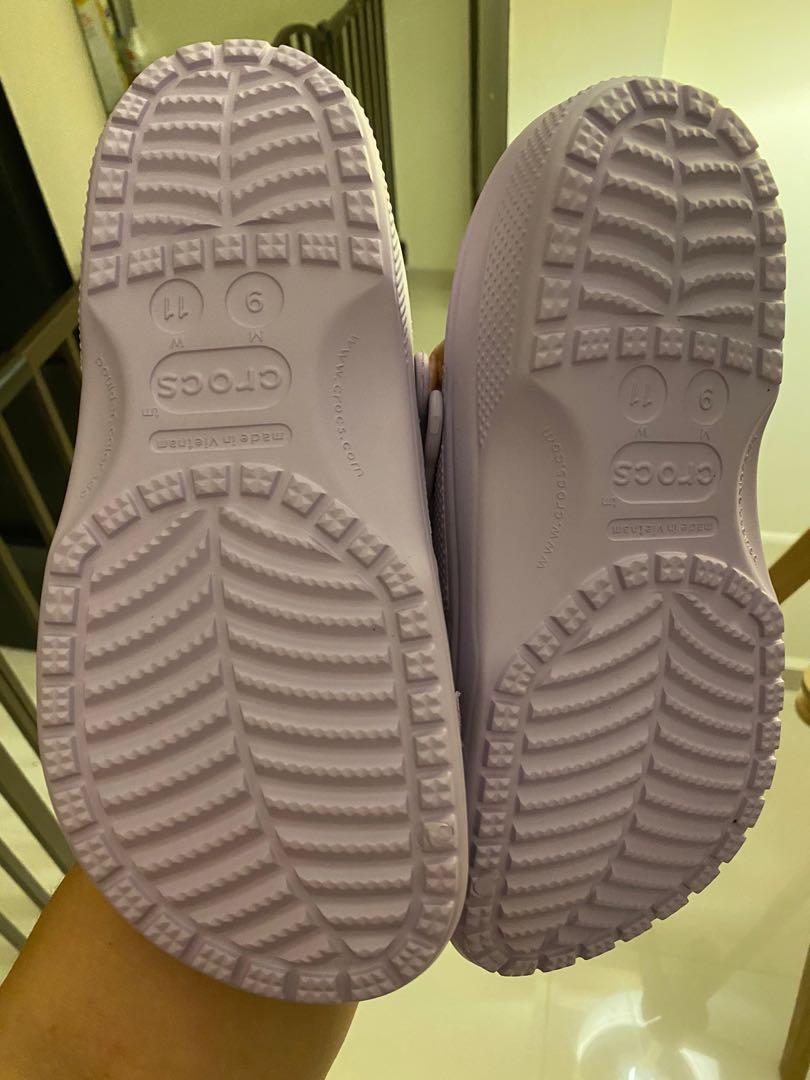 Purple crocs x drew (JB), Men's Fashion, Footwear, Flipflops and Slides ...