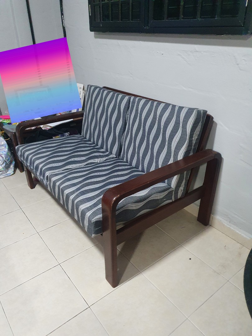 Rare Old Antique 2 seater Pak Awang Chair Sofa, Furniture & Home Living ...