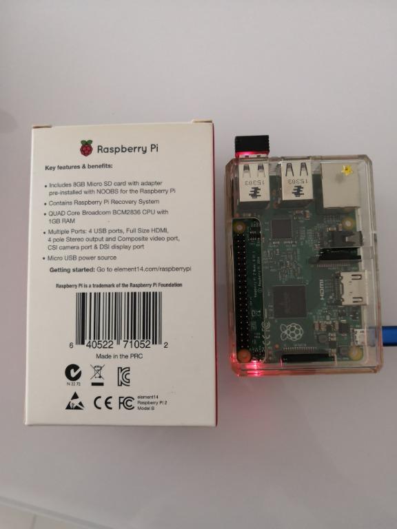 Raspberry Pi 2 with GrovePi+, Computers & Tech, Desktops on Carousell