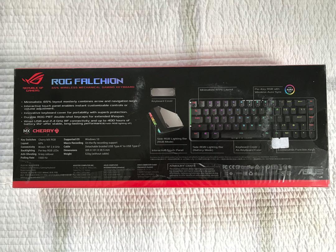 ROG Falchion - Wireless Gaming RGB Keyboard (Brand New), Computers ...