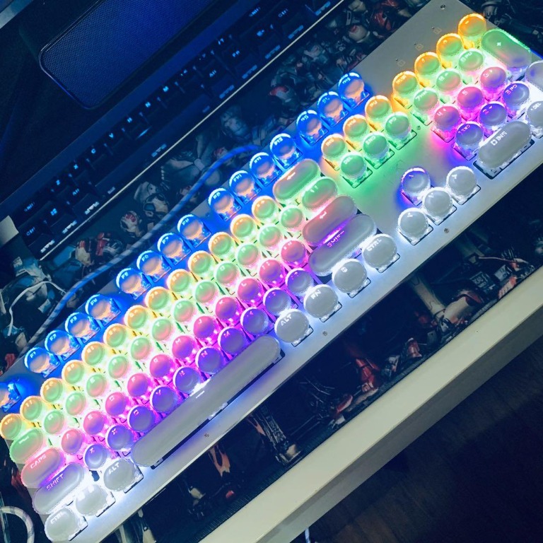 Rounded Mechanical Keyboard, Computers & Tech, Parts & Accessories ...