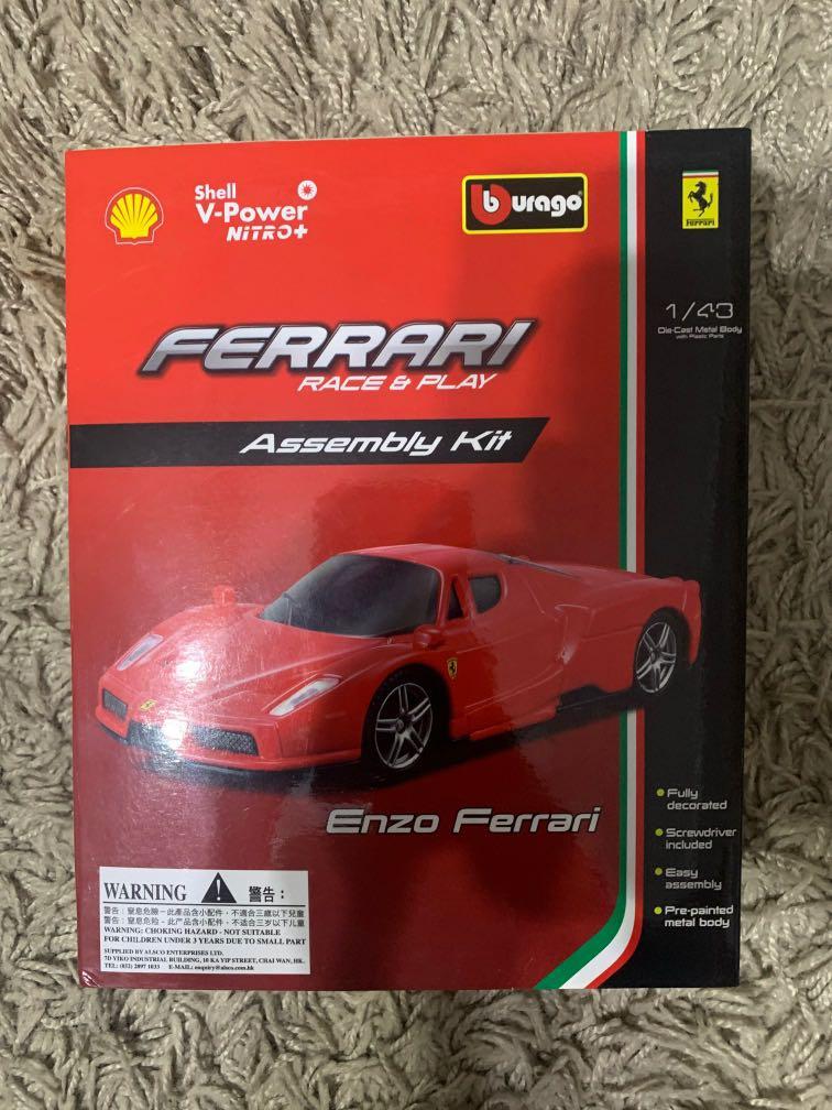 SHELL V POWER FERRARI RACE & PLAY ASSEMBLY KIT, Hobbies & Toys, Toys ...