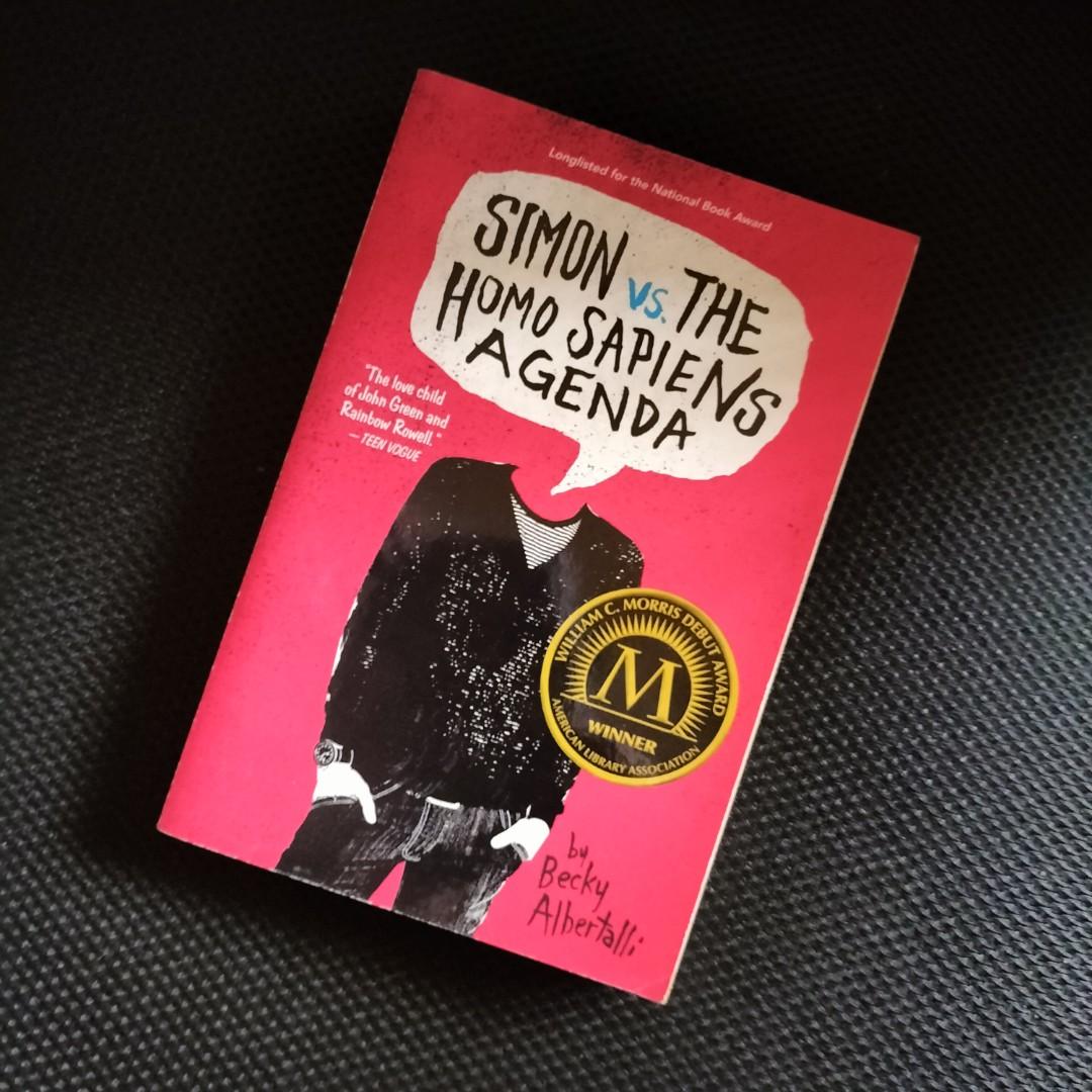 Simon vs. the Homo Sapiens Agenda by Becky Albertalli, Hobbies & Toys ...