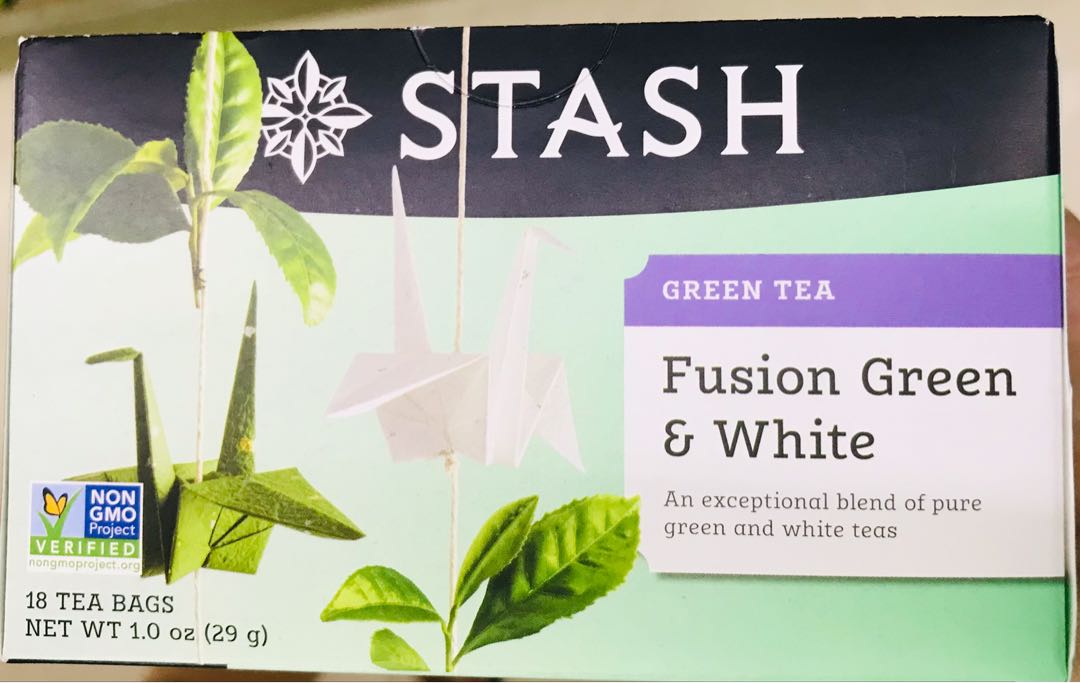 Stash Fusion Green & White (18 Tea Bags) Green Tea 29g, Food & Drinks ...