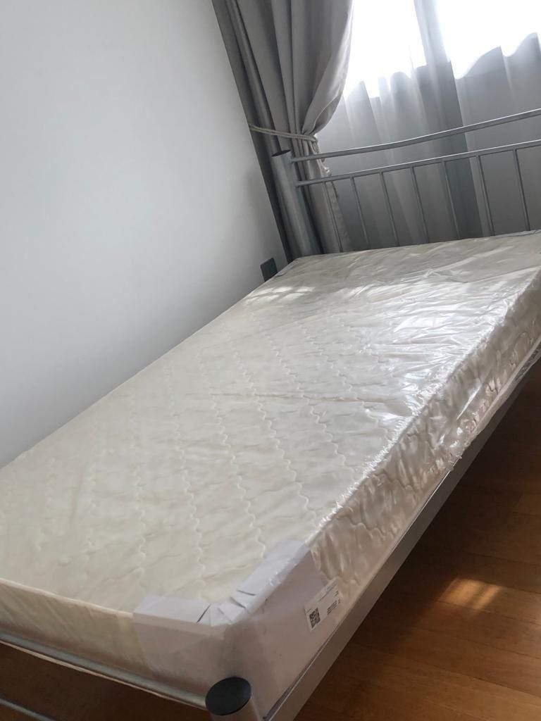 Brand New Super single bed - with wrapper (mattress and bed frame ...