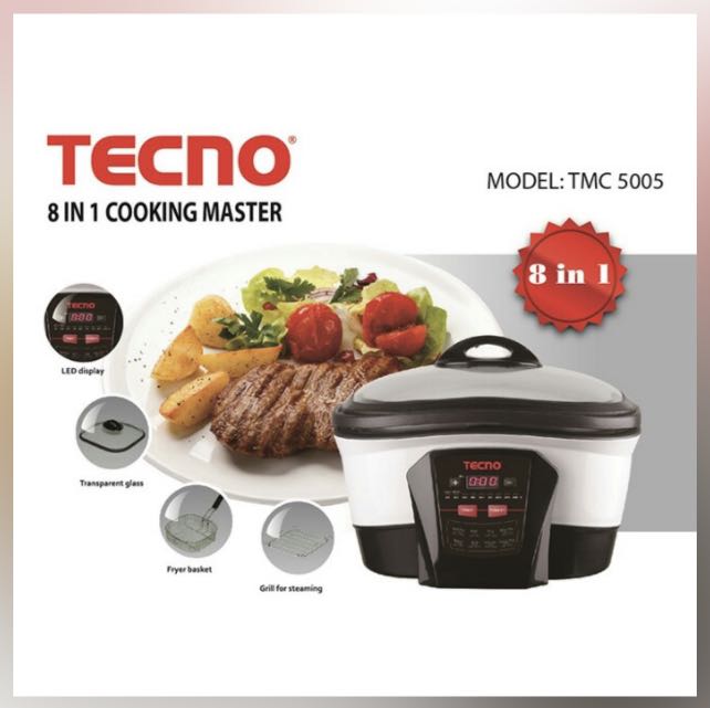 Techno 8-in-1 Multi Cooker - Model TMC 5005, TV & Home Appliances ...