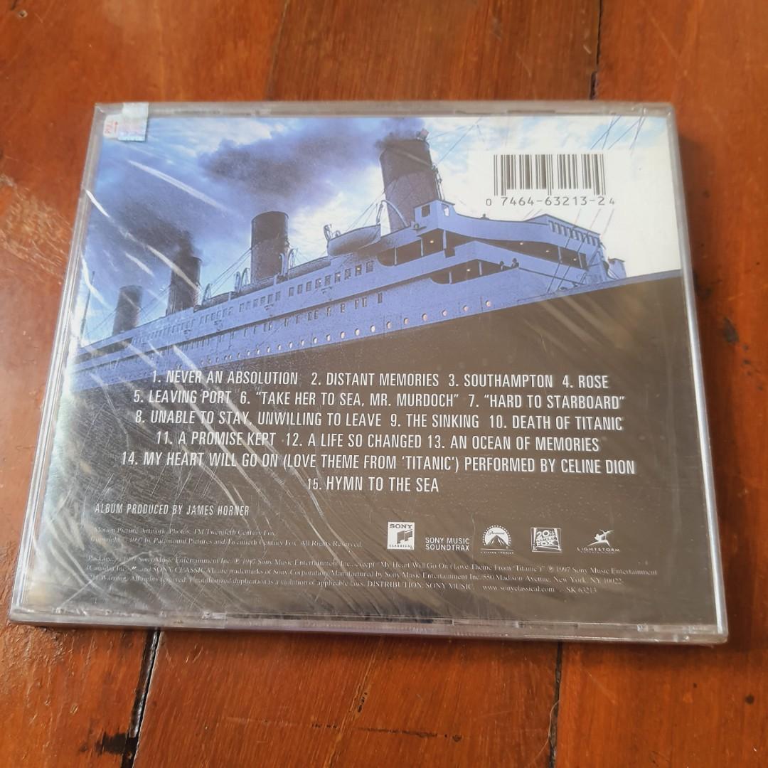 TITANIC motion picture soundtrack CD OST - New and unopened, Hobbies & Toys, Music & Media, CDs ...
