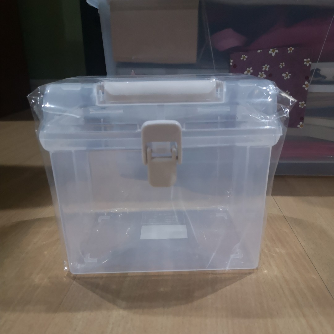 Transparent Storage Box -, Furniture & Home Living, Home Improvement ...