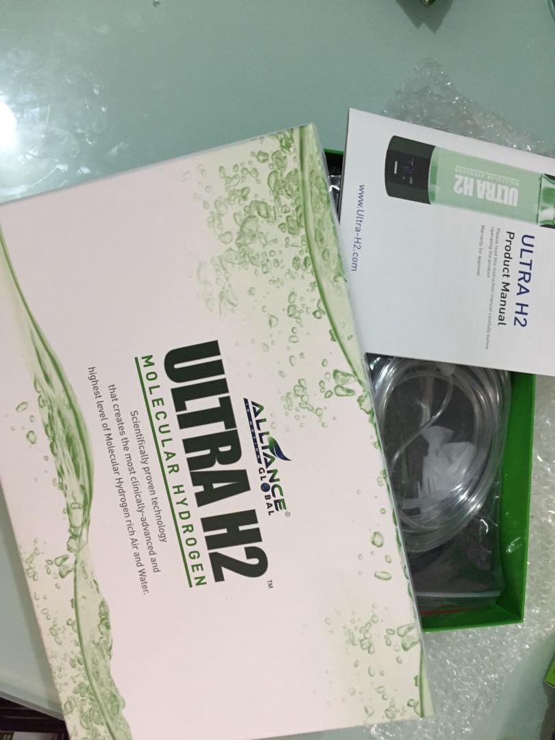 Ultra H2 Molecular Hydrogen with Ener-chi bracelet, Health & Nutrition ...