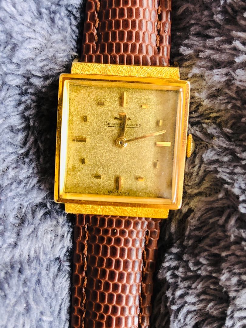 Vintage JLC Jaeger SOLID 18K Gold, Luxury, Watches on Carousell