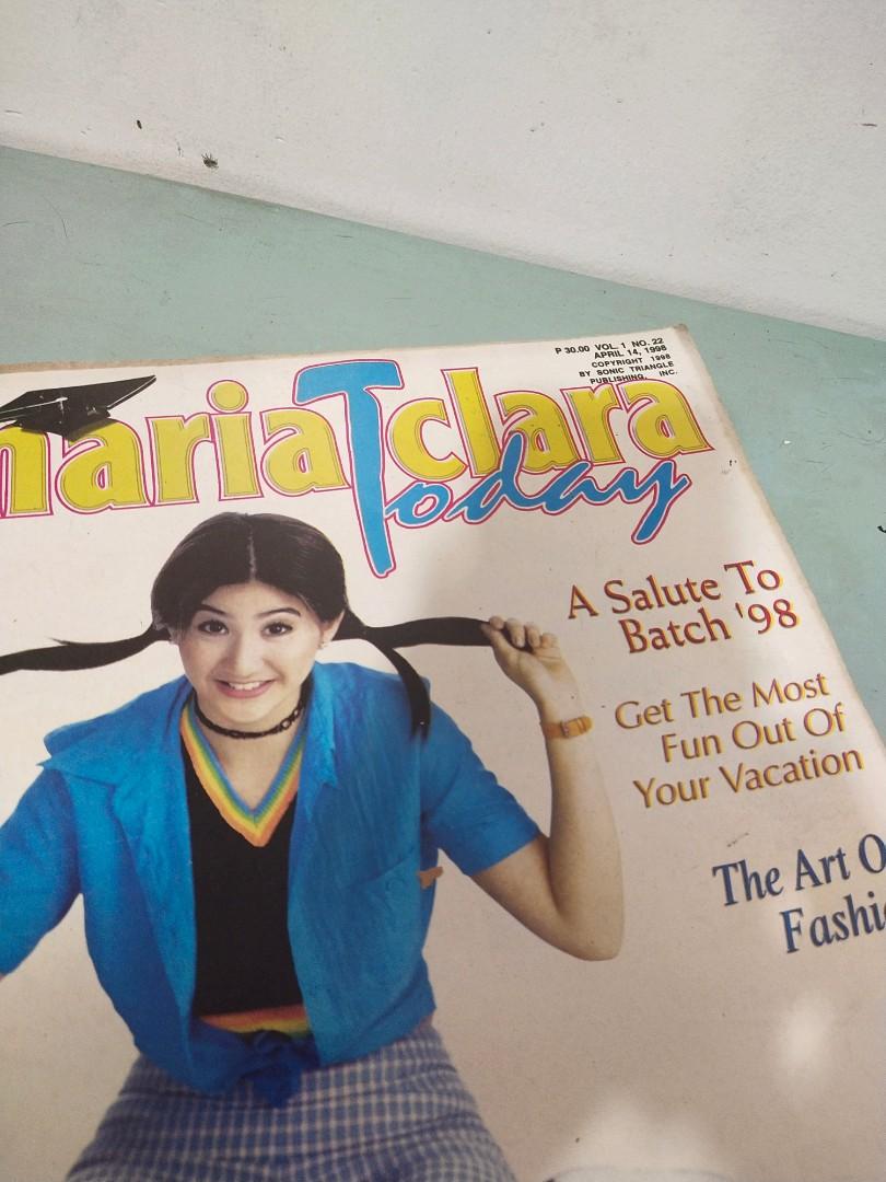 vintage magazine with Rica Peralejo/Maria Clara Today magazine/1998 ...