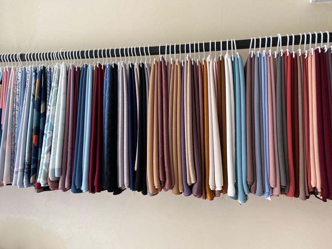 Wall Mounted Iron Clothing Display Shelf, Furniture & Home Living, Home ...