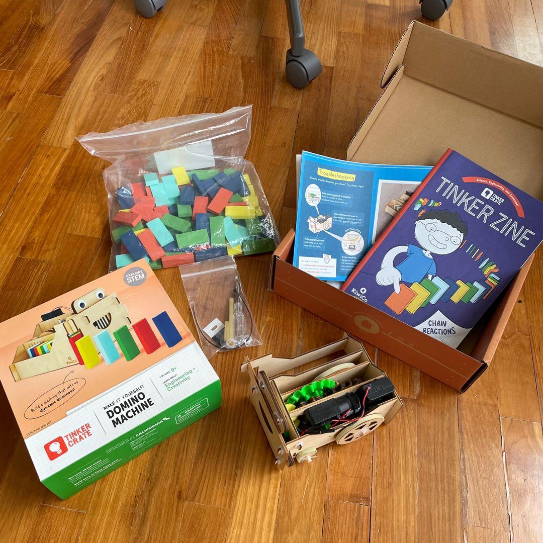 Wooden Domino Stacking Machine, Hobbies & Toys, Toys & Games on Carousell