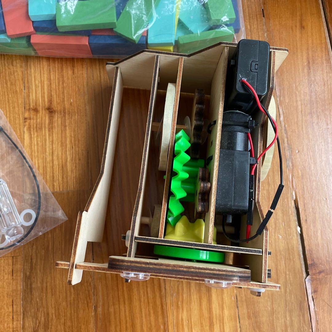 Wooden Domino Stacking Machine, Hobbies & Toys, Toys & Games on Carousell