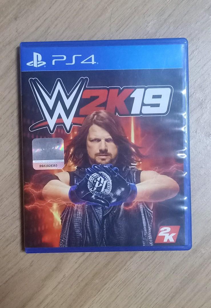 WWE 2K19 PS4, Video Gaming, Video Games on Carousell