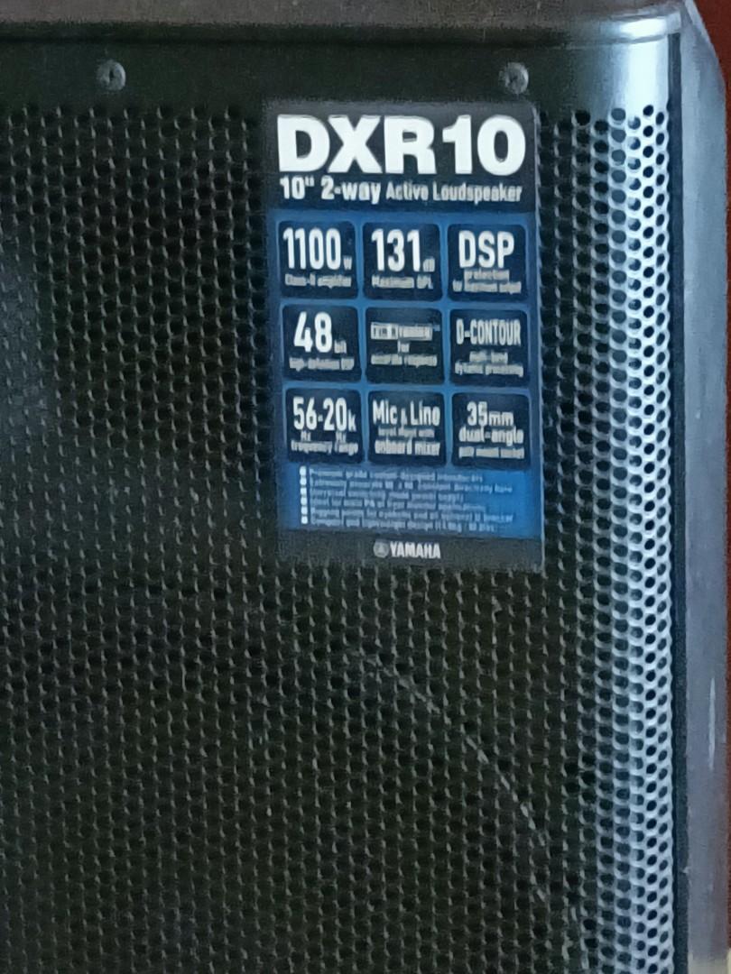 Yamaha DXR10 10” 2-way Active Loudspeaker, Audio, Soundbars, Speakers ...