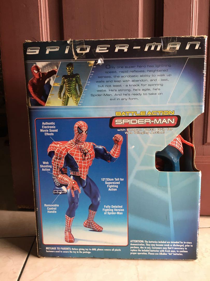 2001 Toybiz Battle action Spider-Man Figure on Carousell