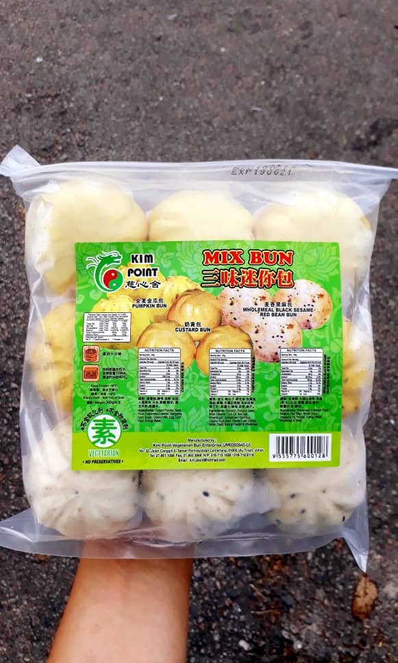 Vegetarian 3 Type In 1 Mini Pau, Food & Drinks, Chilled & Frozen Food ...
