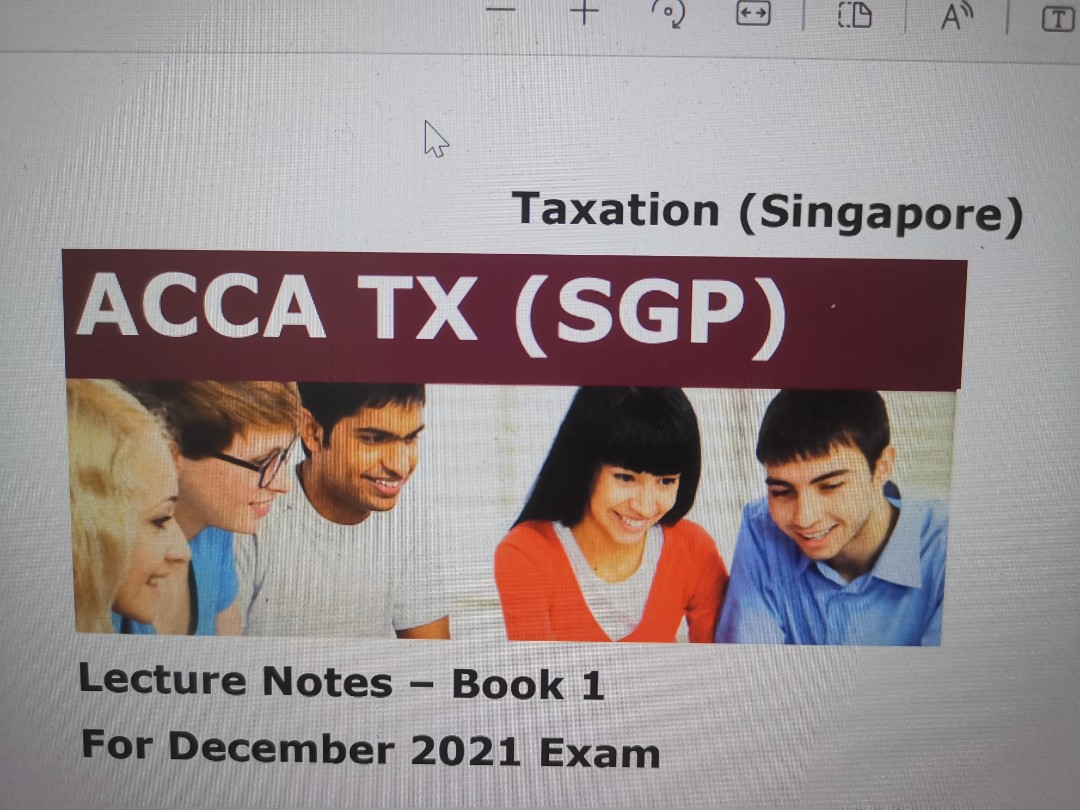 ACCA F6 TX SGP LECTURE NOTES, Hobbies & Toys, Books & Magazines ...