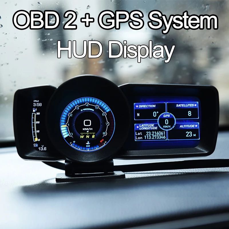 Actisafety A600 OBD OBD2 display car gauge scangauge LUFI, Car ...