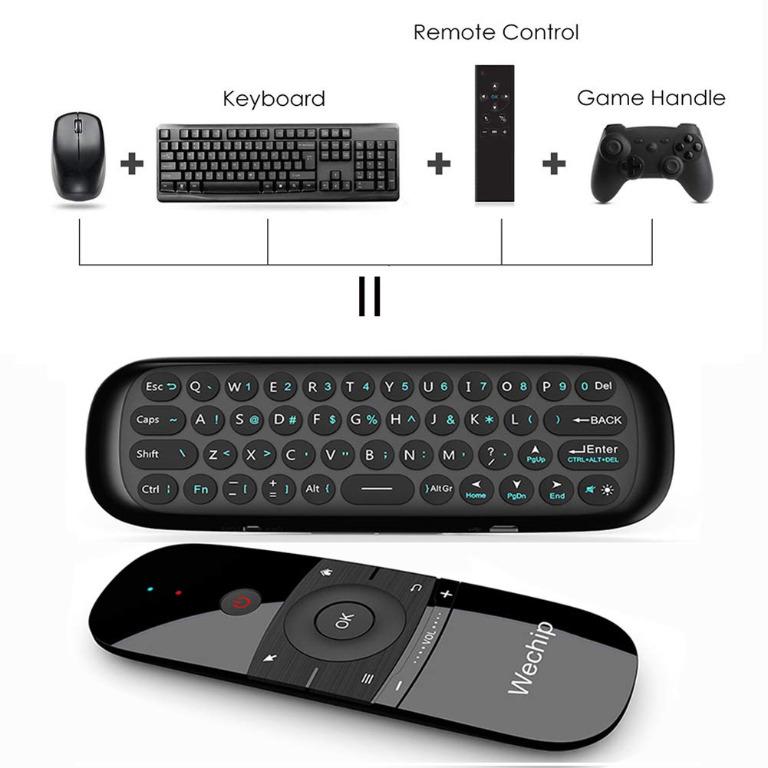 All in one wireless mouse, keyboard, and IR remote control, Computers ...