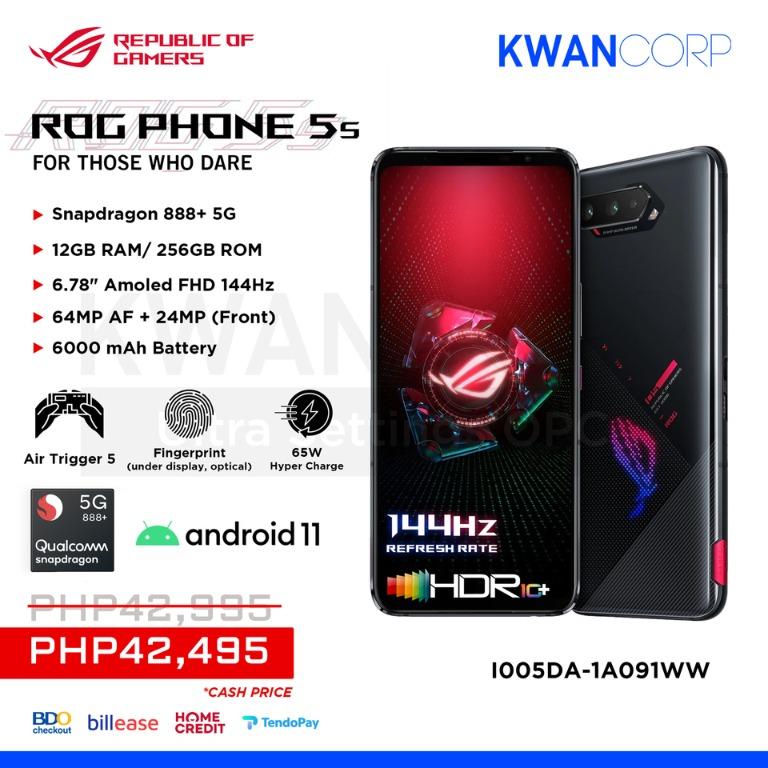 Asus ROG Phone 5s I005DA-1A091WW Snapdragon 888+ 5G 12GB/256GB Adreno 660 6.78" AMOLED FHD 144Hz ...