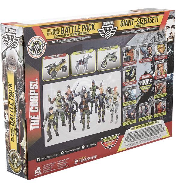 Authentic The Corps Ultimate Military Army Battle Pack with Comic Book ...