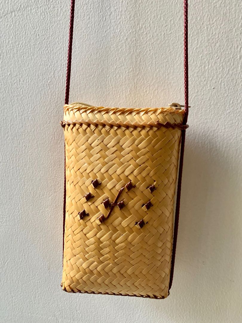 Baguio native sling bag woven, Women's Fashion, Bags & Wallets, Purses ...