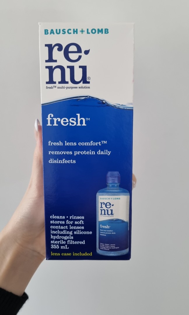 BAUSCH + LOMB Fresh Contact Lens Solution, Beauty & Personal Care ...