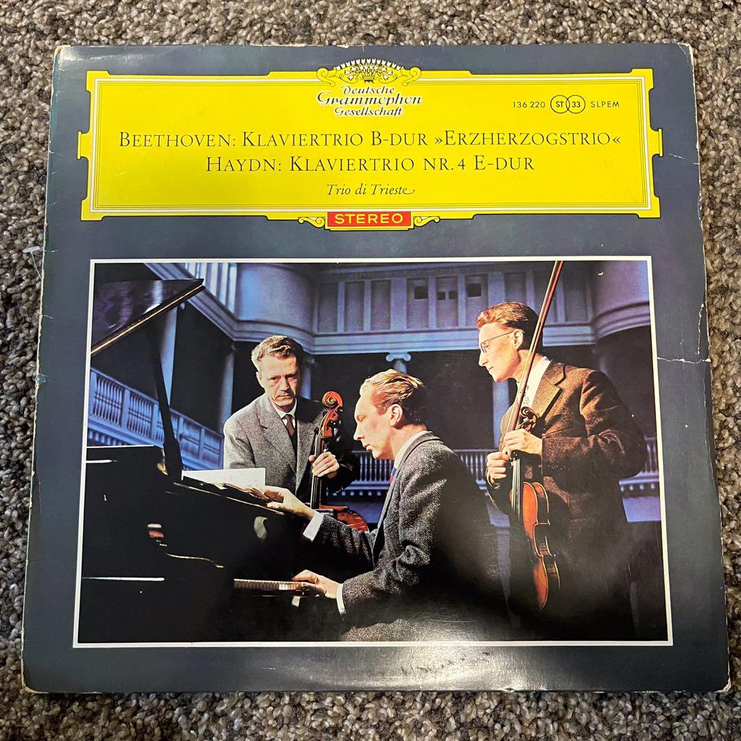 Beethoven klaviertrio b-dur haydn nr 4 vinyl Piring Hitam record, Hobbies & Toys, Music & Media ...