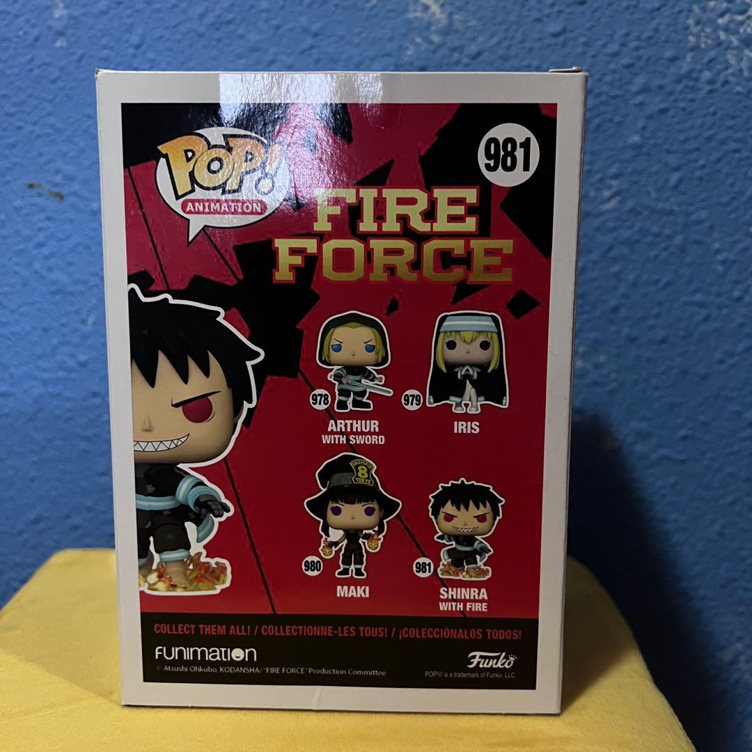 BoxLunch Exclusive GITD Shinra Funko Pop, Hobbies & Toys, Memorabilia ...