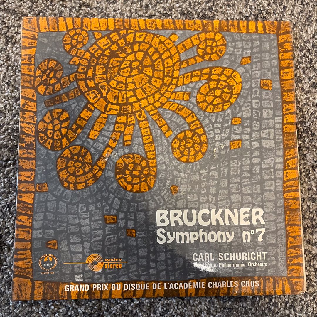 Bruckner symphony n 7 Carl schuricht vinyl Piring Hitam record, Hobbies ...