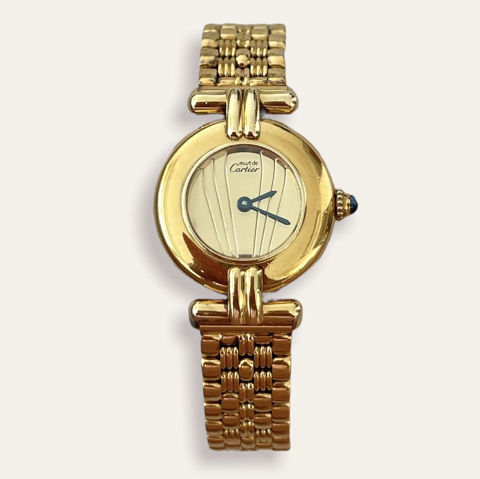 Cartier Must De Vermeil Colisee, Women's Fashion, Watches & Accessories, Watches on Carousell