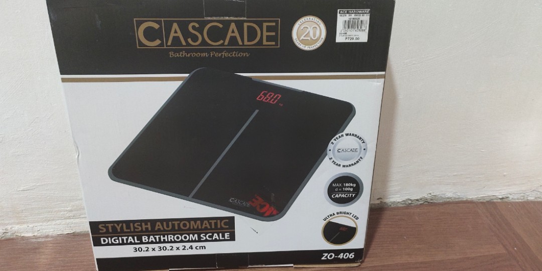 Cascade Digital Bathroom scale, Health & Nutrition, Health Monitors ...