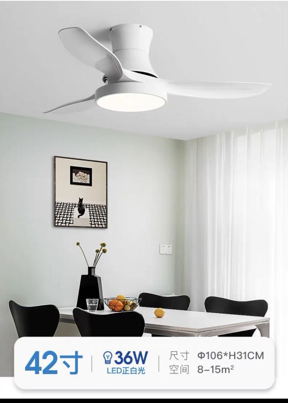 Ceiling Fan with light, Furniture & Home Living, Lighting & Fans, Fans on Carousell