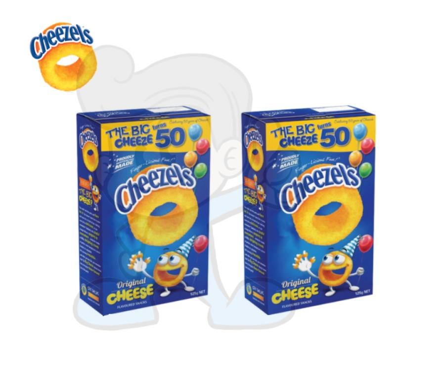 Cheezels Original Cheese Flavoured Snacks (2 x 125g), Food & Drinks ...