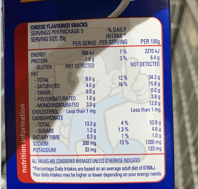 Cheezels Original Cheese Flavoured Snacks (2 x 125g), Food & Drinks ...