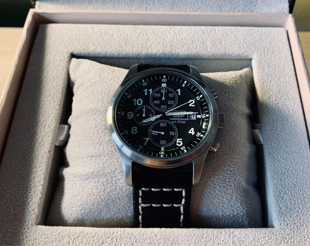 Citizen Oxy Military Chronograph, Men's Fashion, Watches & Accessories, Watches on Carousell