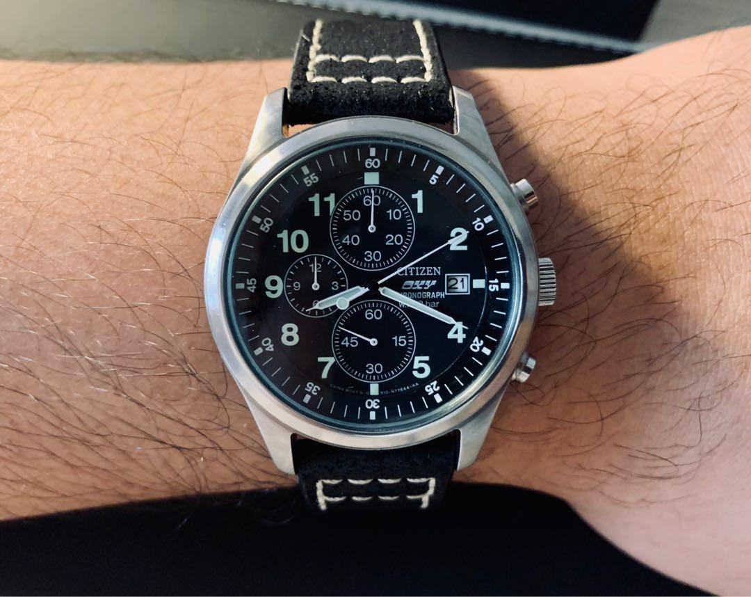Citizen Oxy Military Chronograph, Men's Fashion, Watches & Accessories, Watches on Carousell