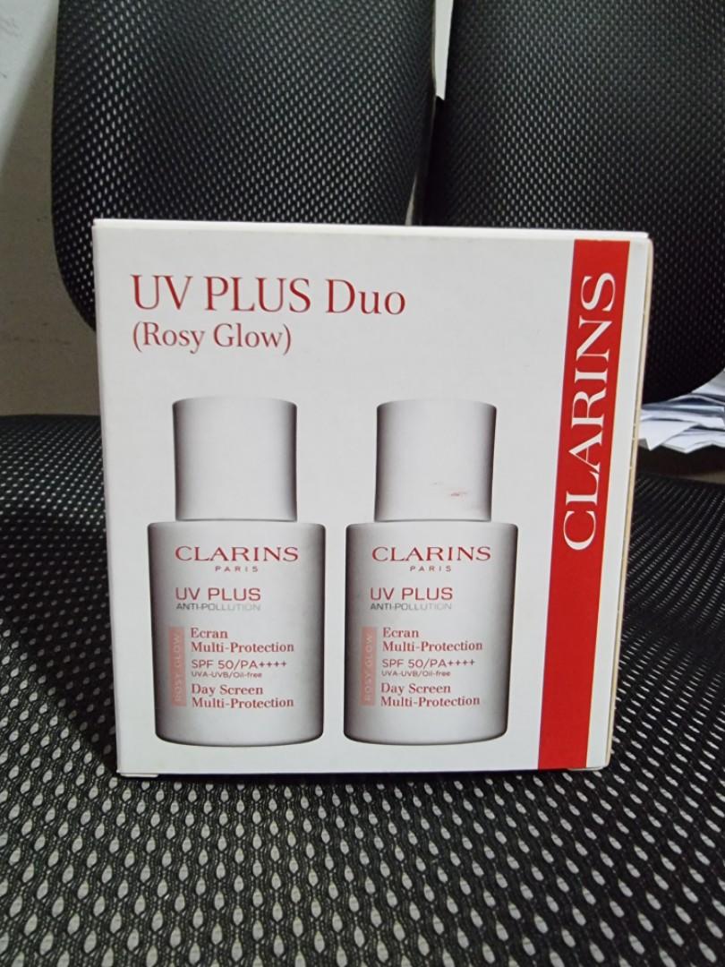 Clarins UV Plus SPF50 Duo Set, Beauty & Personal Care, Face, Face Care ...
