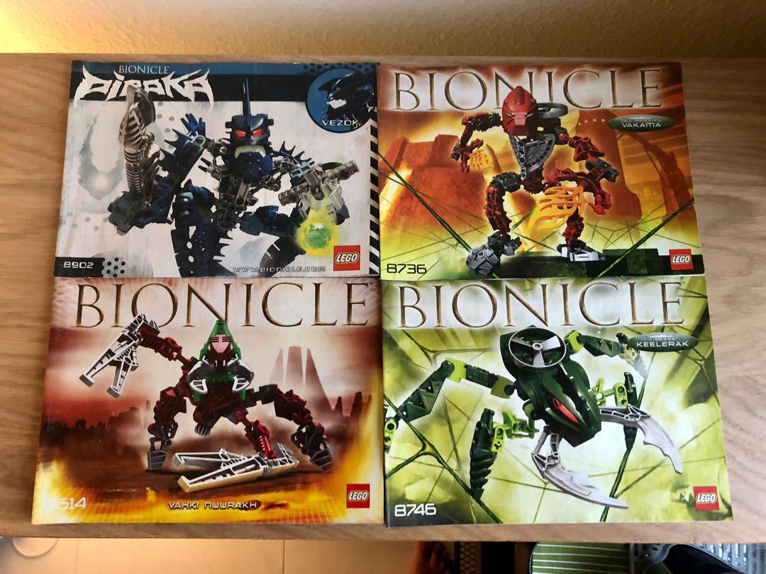 LEGO Bionicle: 8614, 8736, 8746, 8902, Hobbies & Toys, Toys & Games on ...