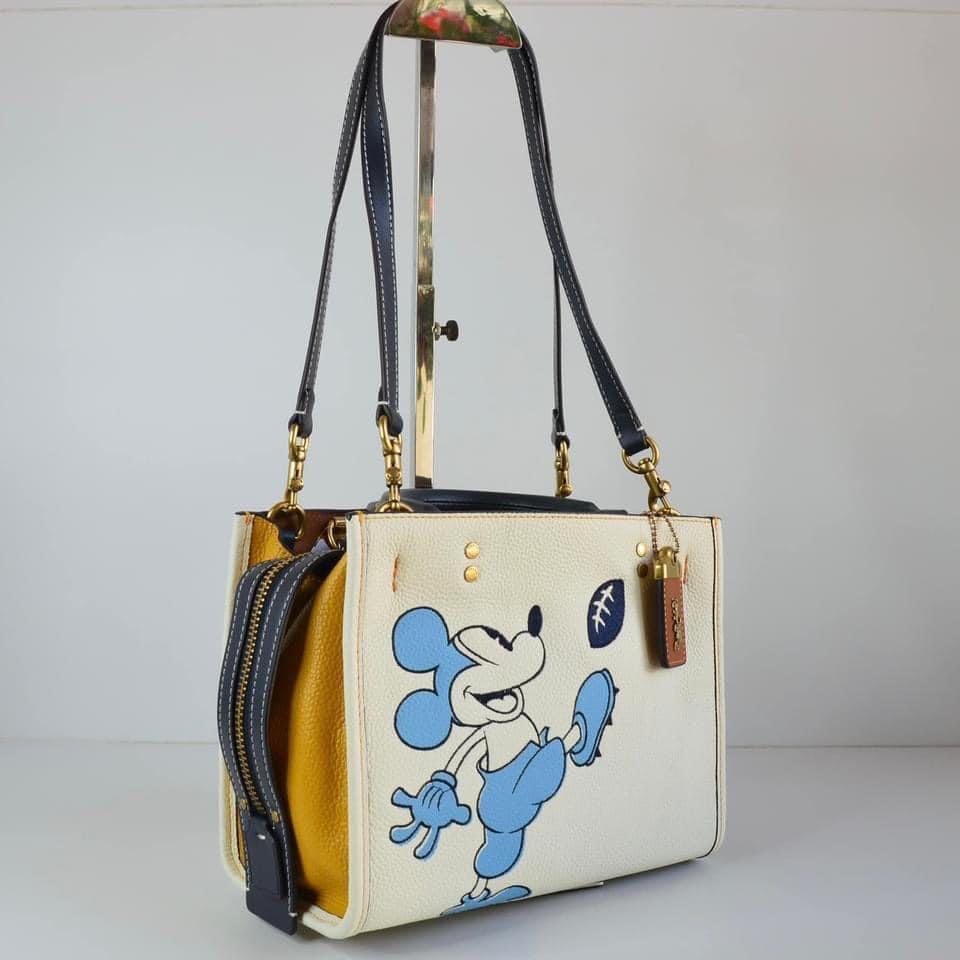 Coach Disney X Rogue 25 with Mickey Mouse, Women's Fashion, Bags ...