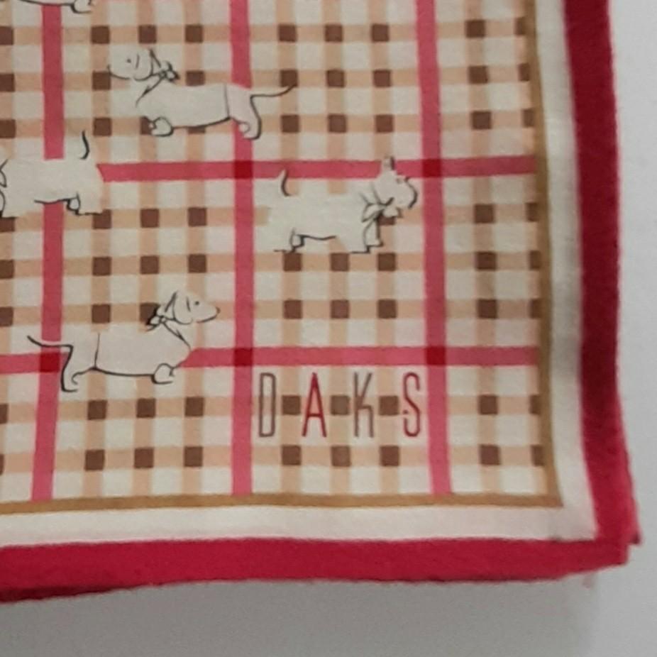 DAKS Dog Theme Handkerchief, Women's Fashion, Watches & Accessories ...