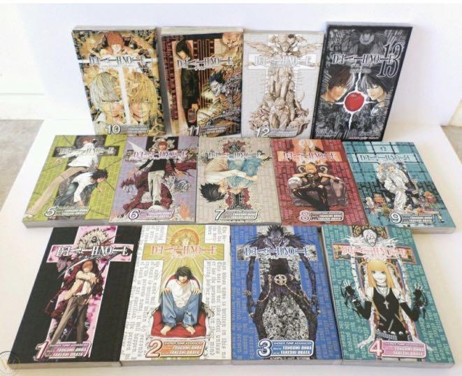 DEATH NOTE MANGA ENGLISH FULL SET VOL 1-13 VOLUME BOOK BOOKS, Hobbies ...